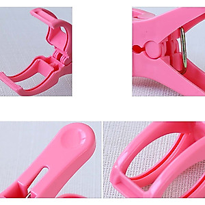 Loialpupy Beach Towel Clips Windproof Clip for Towel Bath Towel Blanket Clothes Beach Towel Table Clothes Peg White Pink Green Blue (4pcs)