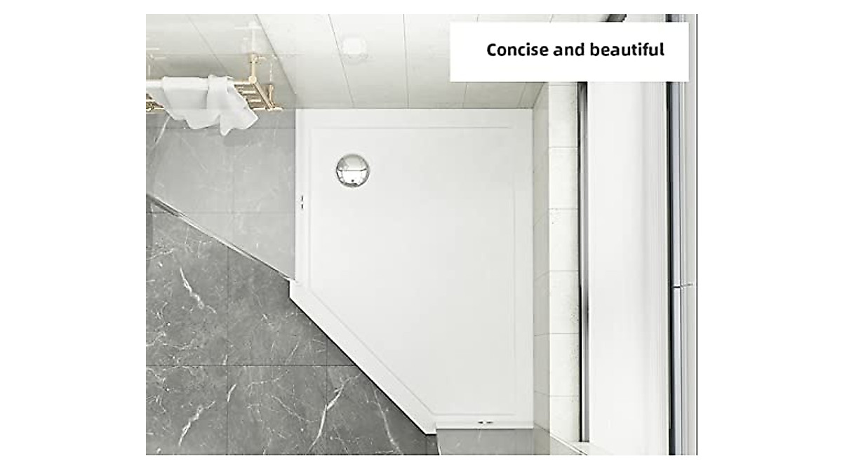 Shop Low Profile Shower Drain - Chrome Plated, Slim Design