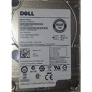 7YX58 DELL 600GB 10K 6G SED SFF SAS HDD (Certified Refurbished)