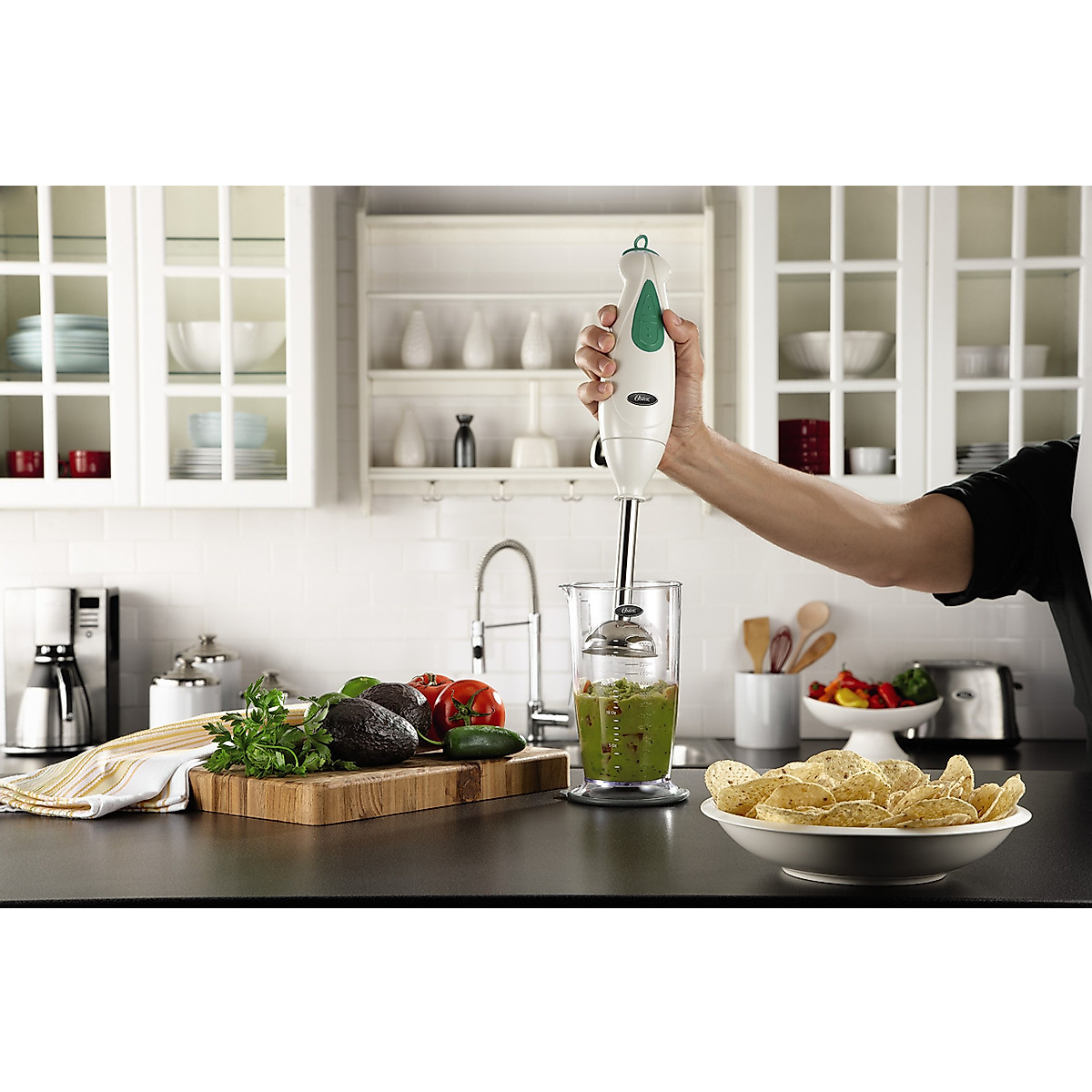 Oster FPSTHB2602 Accentuate Two Speed Hand Blender, 250-watt, Green