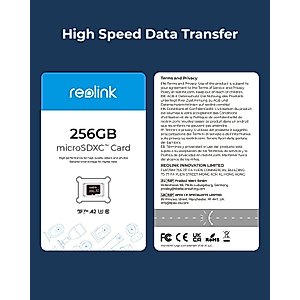 REOLINK 4G Cellular Camera with 256GB microSD Card Bundle, Plug in for Continuous Power, 24/7 Recording, TrackMix Wired LTE