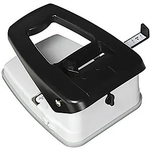 SICURIX 3-in-1 ID Card Punch 5"x6"x4" 18 Sheet Capacity BLACK (80200)
