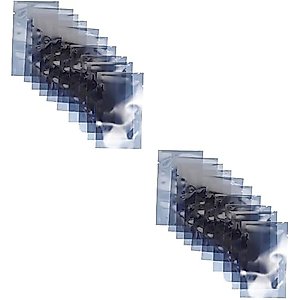 STOBOK 400 Pcs Anti-static Bag Computer Accessories Electronic Accessories Outdoor Accessories Tiny Bag Electronic Organizer Bag Dime Bag Composite Material Grey Professional Package Bag