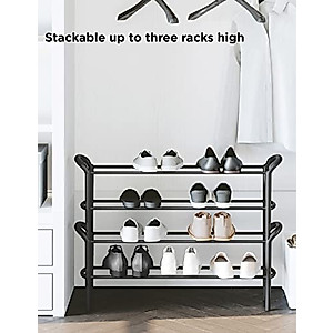 Umbra Shoestack Shoe Rack, Charcoal