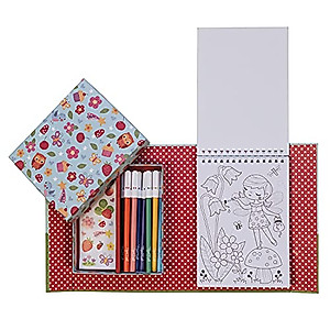 Tiger Tribe Forest Fairies Colouring Set Blue
