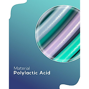 Cookiecad PLA Filament 1.75mm 1kg Rainbow Multicolor 3D Printer Filament - Mermaid PLA