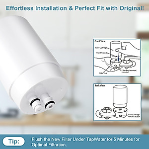 LOTVOSA Faucet Filter Replacement for Brita Sink Water Filter - Compatible with Brita 36311 On Tap Faucet Filters System, FF-200, FF-100 - Pack of 3 - Fits All Brita Tap Water Filters