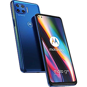 Moto G Plus 5G Dual-SIM 128GB ROM + 4GB RAM (GSM Only | No CDMA) Factory Unlocked Android Smartphone (Surfing Blue) - International Version
