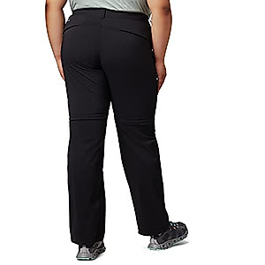 Columbia Women's Standard Saturday Trail II Convertible Pant, Black, 12 Regular