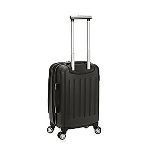 Rockland Titan Hardside Spinner Luggage, Black, Carry-On 19-Inch