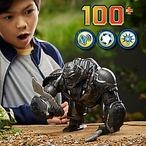 Transformers Toys Rise of The Beasts Command & Convert Animatronic Optimus Primal Toy, 12.5-Inch, Toys for Boys and Girls Ages 6 and Up