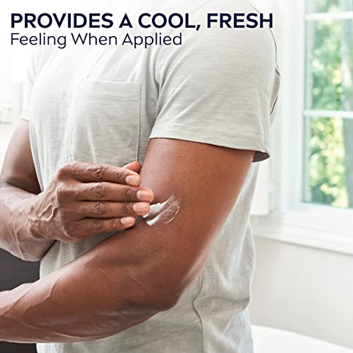 NIVEA MEN Breathable Body Lotion, 48-Hour Hydrating Lotion for Men with Breathable Skin Technology, Shea Butter, Vitamin C and Vitamin E, 13.5 Fl Oz Bottle