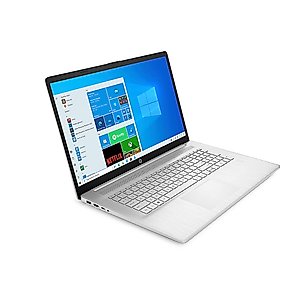 HP Laptop, 17.3" HD Touchscreen, AMD Athlon Gold 3150U Processor up to 3.3 GHz, 12GB DDR4 Memory, 512GB SSD, Webcam, Wireless-AC, Bluetooth, Type-C, HDMI, Windows 10, Silver