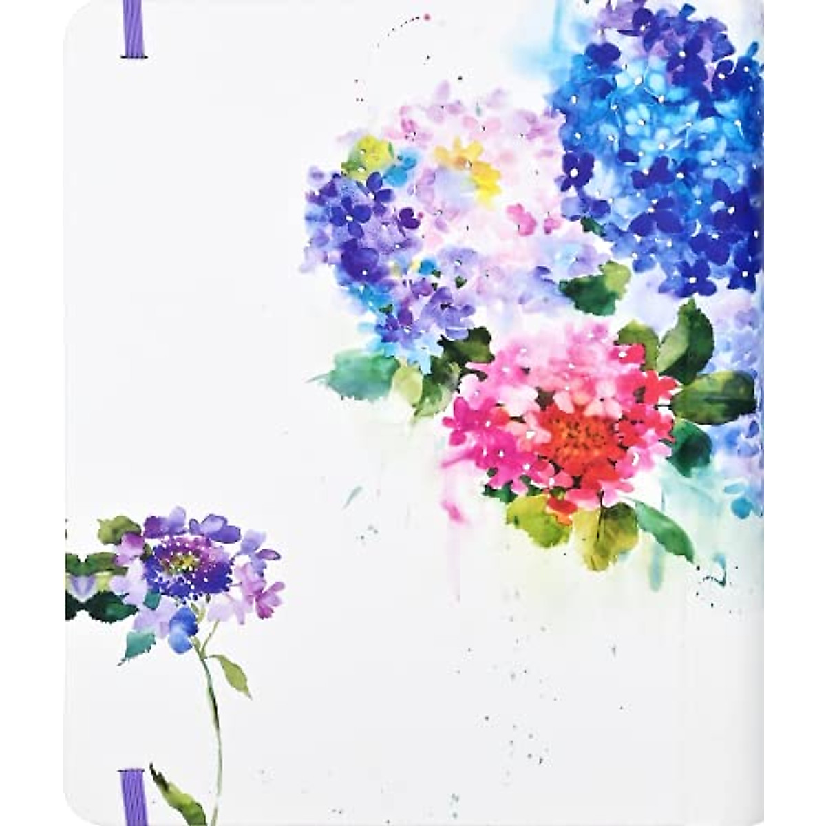 2024 Hydrangeas Family Weekly Planner (18 months, July 2023 to Dec 2024)