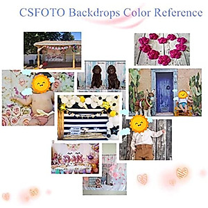 CSFOTO 10x7ft Wedding Backdrop for Cradle Ceremony Backdrop for Proposal Flowers Curtain Wedding Ceremony Banner Bridal Shower Background Mother's Day Backdrop Floral Marriage Backdrop