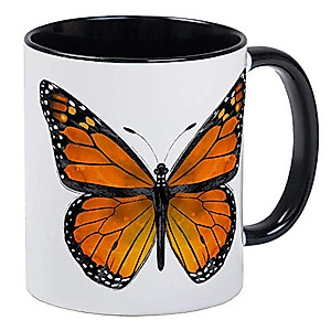 Monarch Butterfly RINGER Mug - Ceramic 11oz Coffee/Tea Cup Gift Stocking Stuffer