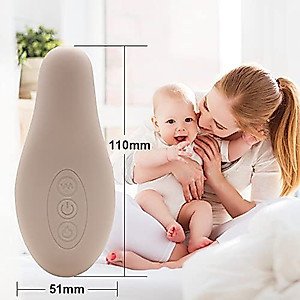 HAYAEN Lactation Massager with Warming for Breastfeeding, Multiple Modes and Heat for Clogged Milk Ducts, Support Clogged Milk Ducts, Breast Engorgement - Plug USB CableIncluded (Light-Pink)