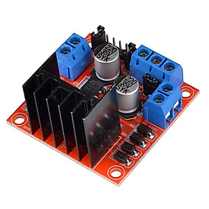 BIENKA L298N Driver Board Module L298N Stepper Motor Smart car Robot breadboard peltier High Power L298 DC Motor Driver Driver (Size : Mini-L298N)