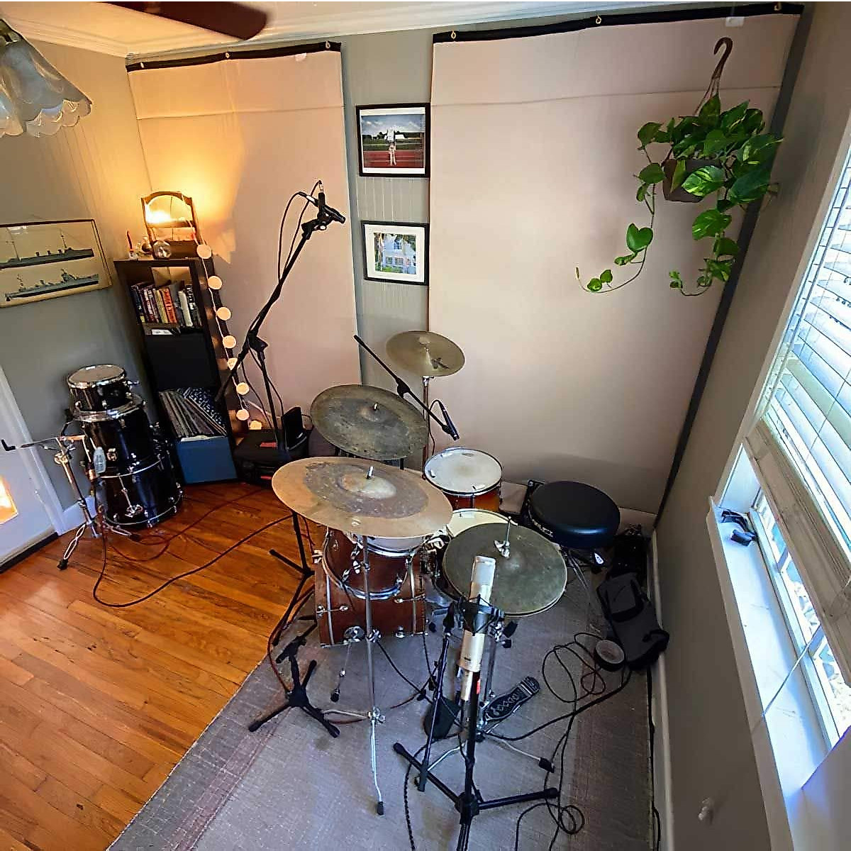 Audimute Soundproofing Acoustic Pro Sound Kit - Door Seal Kit and Sheets (Black)