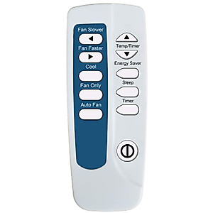 Replacement for Frigidaire Air Conditioner Remote Control FAA087P7A FAA087P7A0 FAA087P7A1 FAA087P7A2 FAA087P7A3 FAA087P7A4 FAA087P7AENG5 FAA087P7AENG1 FAA087P7AENG4 FAA087P7AENG2 FFRE0633S15