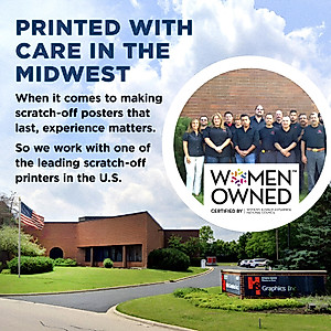 Official IMDb Top 100 Movies Scratch Off Poster - Made in USA with IMDb - Premium Bucket List - 16.5x23.4" - Unique Gift for Film Lovers Featuring 100 Top IMDb Films of All Time