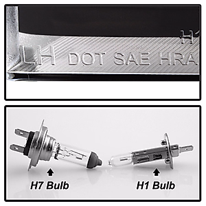 ACANII - For 2011-2016 Ford F250 F350 SuperDuty Black LED Tube Projector Headlights Headlamps Replacement Set Left+Right