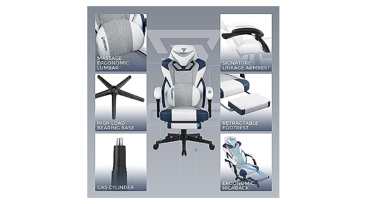 Vigosit Gaming Chair PRO - Ultimate Comfort & Ergonomics