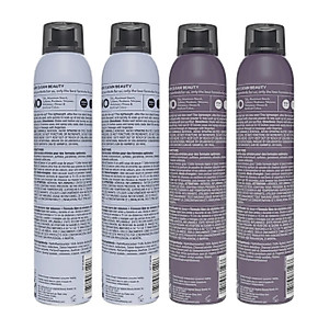 HASK Dry Shampoo Sampler Set: 2 each Chia Seed Dry Shampoo and Charcoal Dry Shampoo 4.3oz cans