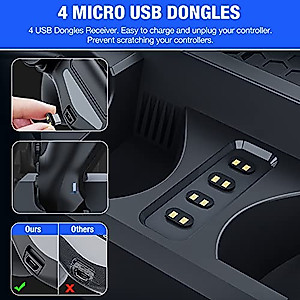 PS4 Stand Cooling Fan for PS4 Slim/PS4 Pro/PlayStation 4, PS4 Stand Vertical Stand Cooler with Dual Controller Charge Station & 16 Game Storage, PS4 Organizer Stand with Game Storage PS4 Accessories