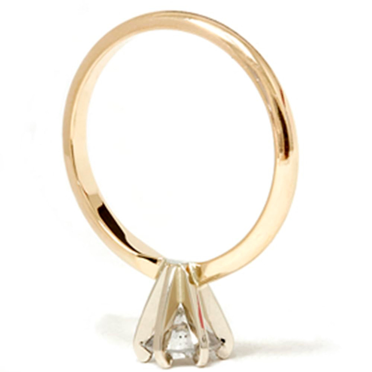 Certified 3/4 Carat Natural Solitaire Diamond Engagement Ring 14k Yellow Gold