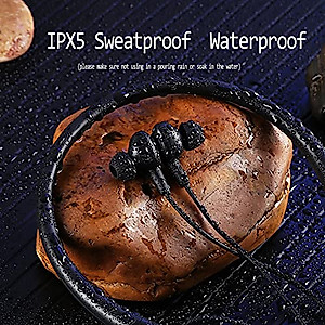 Bluetooth Headphones Wireless Neckband Headset,68 H Playtime,Bluetooth 5.2,Hi-Fi 9D Stereo Sound Earphones,10 mm Drivers,Magnetic Earbuds,Crystal-Clear Calls with CVC 8.0,Sweatproof Lightweight-Black