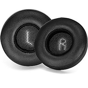 E35 E45bt Ear Pads - defean Replacement Ear Cushion Pillow Parts Cover Compatible with JBL E35 E45bt E45 Bluetooth Wireless Headphone, Softer Leather,High-Density Noise Cancelling Foam (Black)