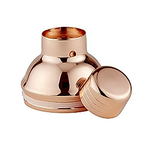 Santa Barbara Design Studio Sippin' Pretty Plastic Cocktail Shaker with Stainless Steel Strainer Top, 8" Tall, Rose Gold