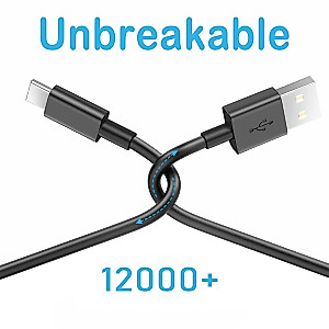 USB C Charger Cable Compatible for Sony WH-1000XM4 WH-1000XM3 WF-1000XM4 WH-XB900N WH-CH510 WI-1000XM2 WI-C200 WI-XB400, WF-1000XM3, AKG Y400 Y600NC Headphones Adapter Charging Cable power cable (5FT)