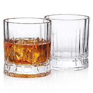 HISTORY COMPANY Harry Truman “Kentucky Bourbon” Gentleman’s Crystal Whiskey Glass, 2-Piece Set (Gift Box Collection)