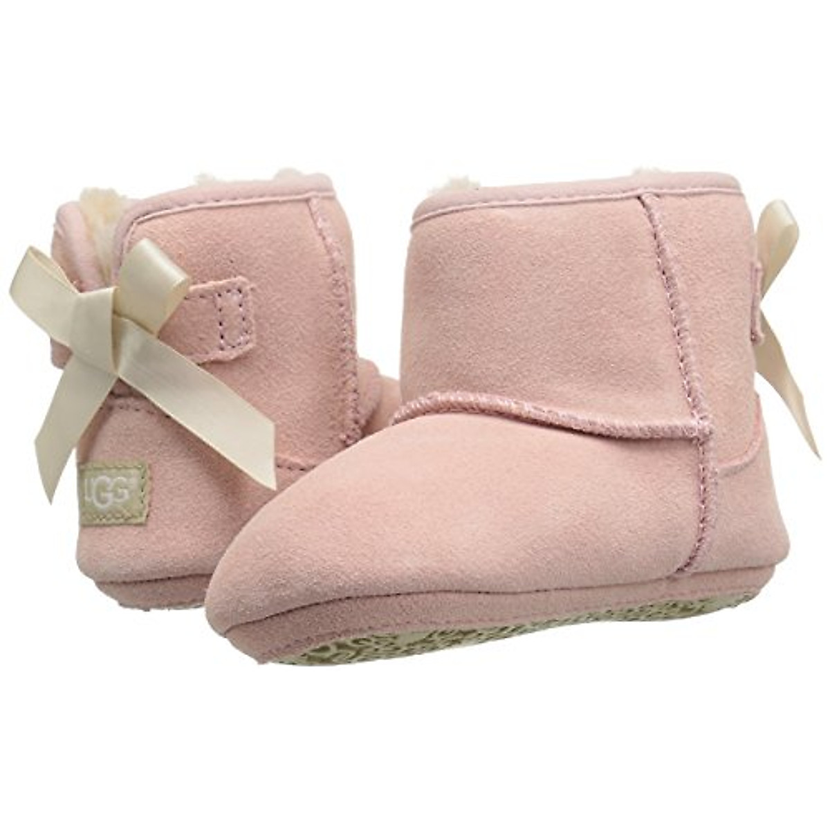UGG baby girls Jesse Bow Ii Boot, Pink, 2-3 Infant US