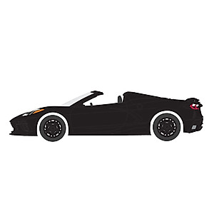 2021 Chevy Corvette C8 Stingray Convertible, Black - Greenlight 28090D/48-1/64 Scale Diecast Car