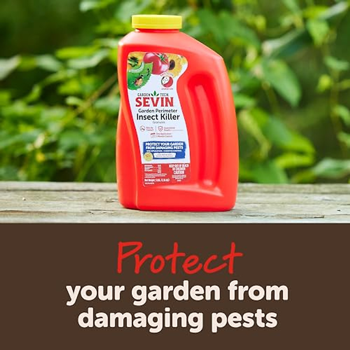 Sevin 100550343 Garden Perimeter Insect Granules, 3lb, White Label