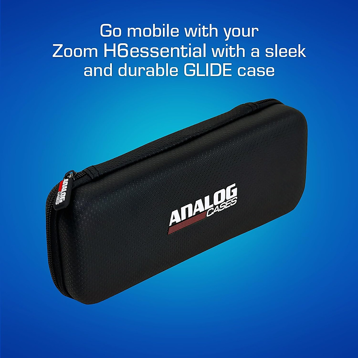 ANALOG CASES Zoom H6essential Case - Custom-Fitted Compact GLIDE Case for Travel
