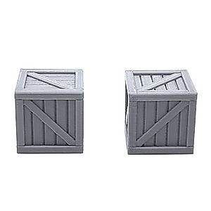 Crates and Barrels, 3D Printed Tabletop RPG Scenery and Wargame Terrain for 40mm Miniatures
