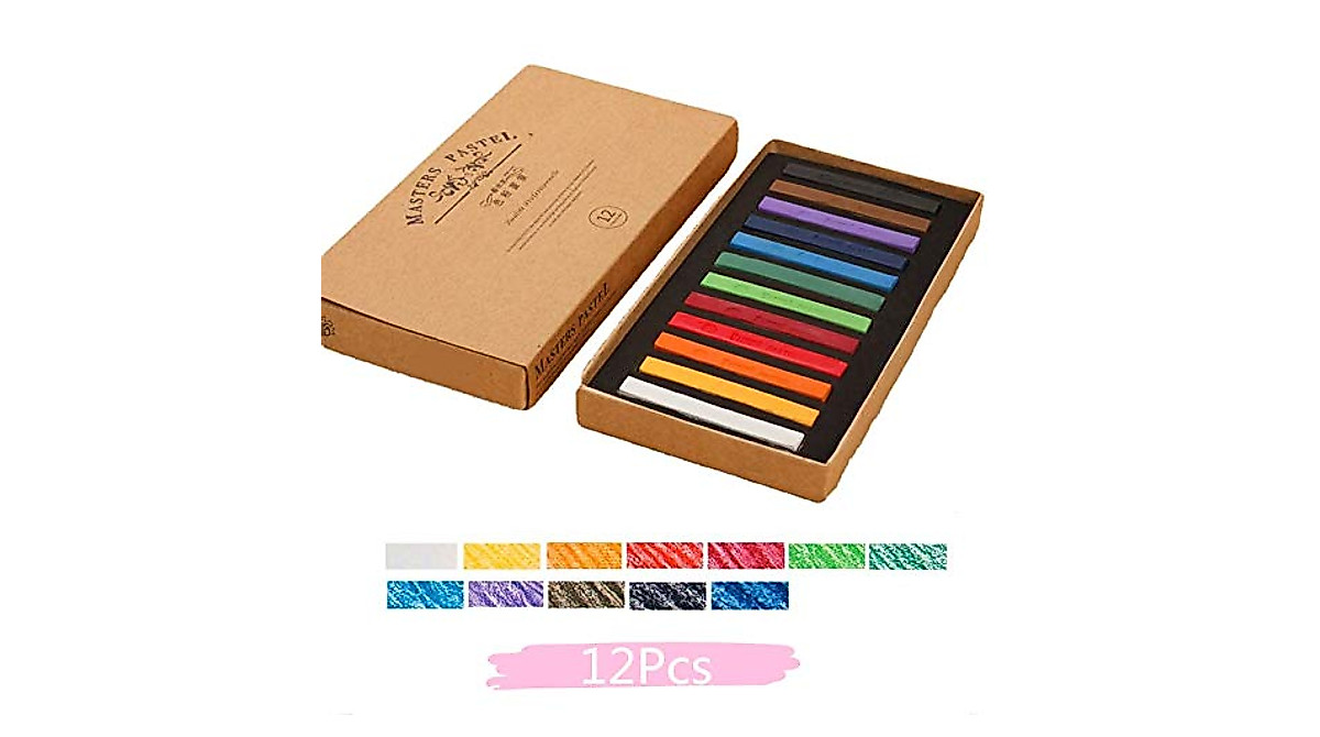 Premium Non-Toxic Artist Pastels - 12 to 48 Colors for Crafts and Art