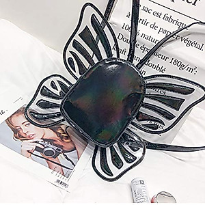 Ozgkee Butterfly Backpack Travel Bag (black)