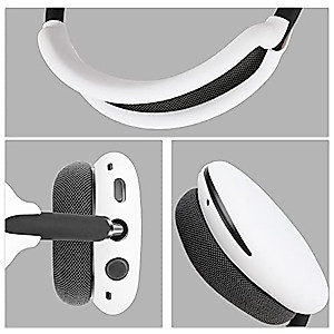 OOTSR Silicone Case Cover for AirPods Max Headphones, Anti-Scratch Ear Cups Cover and Headband Cover Accessories Skin Protector (Pink)