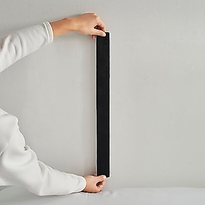 Upholstered King Headboard - Easy Assemble Channel Stitched Headboard King Size Bed - Wall Mounted Headboard with 3D Soundproof Wall Panels Peel & Stick Floating Headboards for King Size Bed - Grey