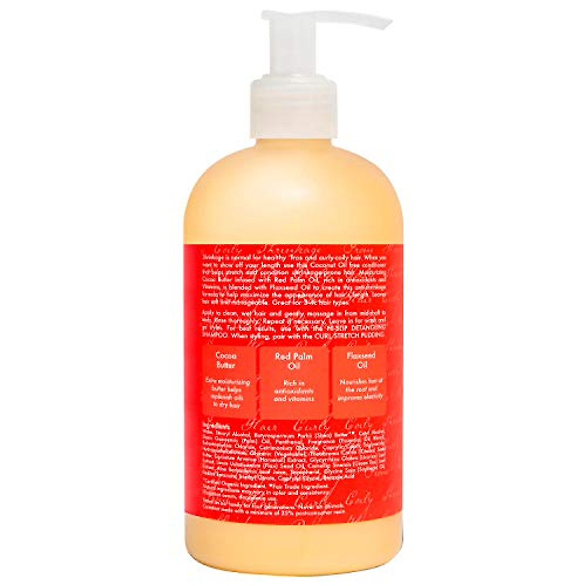 Sheamoisture Conditioner for Curly Hair Red Palm Oil and Cocoa Butter with Flaxseed Oil 13 oz