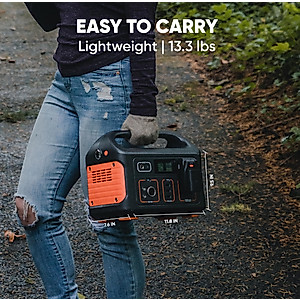 Jackery Solar Generator Explorer 500, 518Wh Portable Power Station Mobile Lithium Battery Pack with 1xSolarSaga 100 for RV Road Trip Camping, Outdoor Adventure