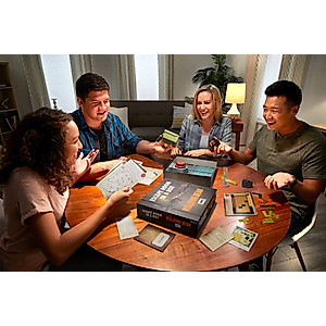 Mattel Games Escape Room in a Box:The Walking Dead Board Game, Party Game for 4 to 8 Players with Clues & Puzzles Inspired by AMC TV Series, Gift for Teens & Adults Ages 13 Years Old & Up