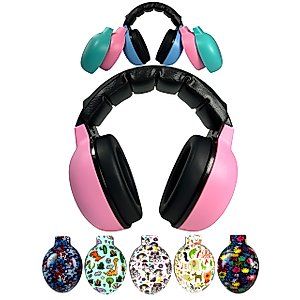 ZIPZ Baby & Toddler Earmuffs – Innovative Design – Change Colors with Magnetic Shells – Hearing Protection Headphones 0-4 yrs