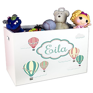 My Bambino Child's Toy Box Personalized Hot Air Balloons