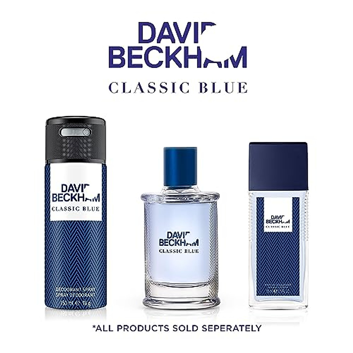 David Beckham Classic Blue Men's Eau de Toilette Spray, 3 Ounce